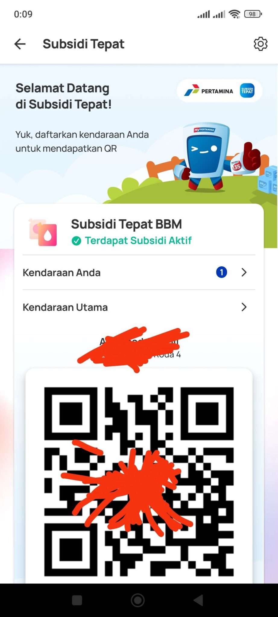 QR Code Subsidi Tepat My Pertamina Diblokir, Pelayanan Call Center ...