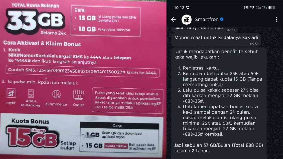 Kuota Hangus Smartfren Starter Pack Infinix 792GB
