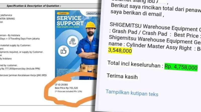 Layanan Purna Jual Indotara Mengecewakan