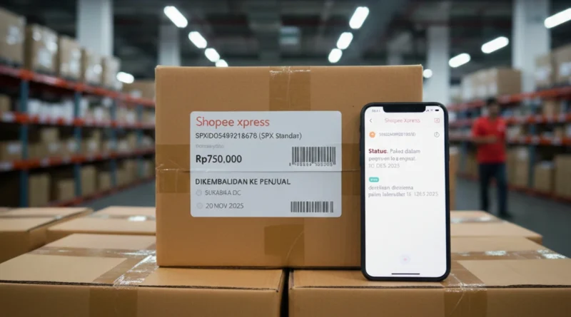 Paket Shopee Stuck di DC Surabaya, Pengembalian ke Penjual Sampai Sebulan?