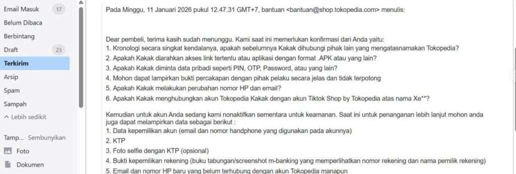 Akun Tokopedia Diretas, Laporan Baru Ditindaklanjuti Dua Hari Kemudian