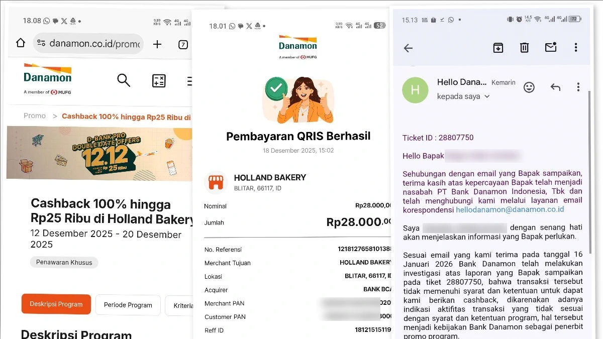 Ikuti Promo QRIS Danamon, Cashback 100% Tak Kunjung Cair
