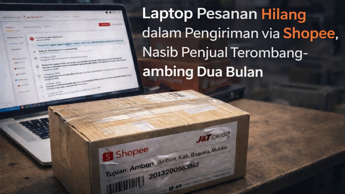 Laptop Pesanan Shopee Gagal Terkirim, Sudah Dua Bulan Barang Belum ...