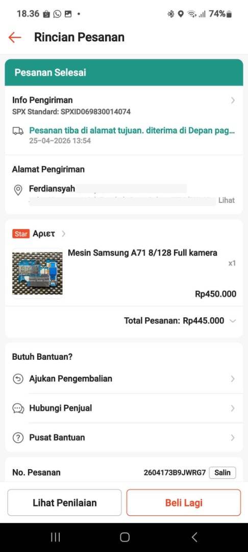 Paket Kosong, Dana Rp 445.000 Tidak Bisa Dikembalikan oleh Shopee