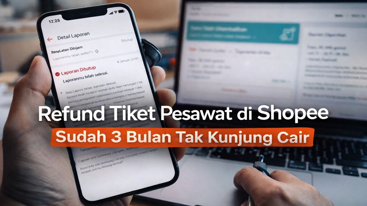 Refund Tiket Pesawat di Shopee Sudah 3 Bulan Tak Kunjung Cair, CS Gak ...