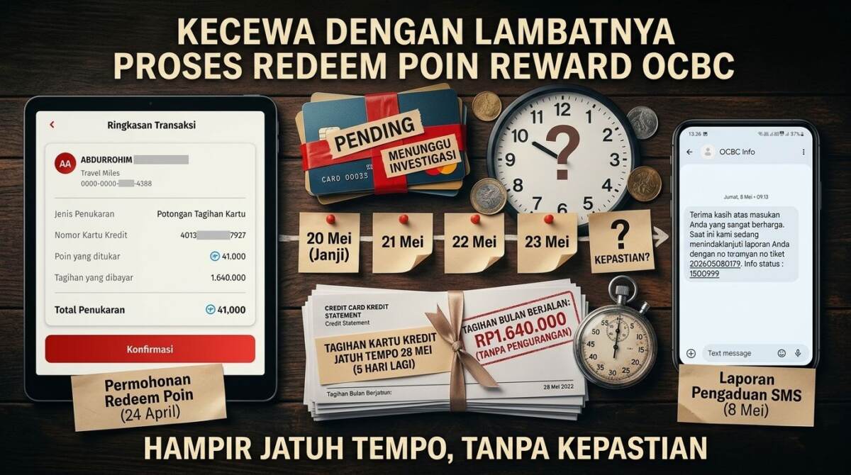 Kecewa dengan Lambatnya Proses Redeem Poin Reward OCBC untuk ...