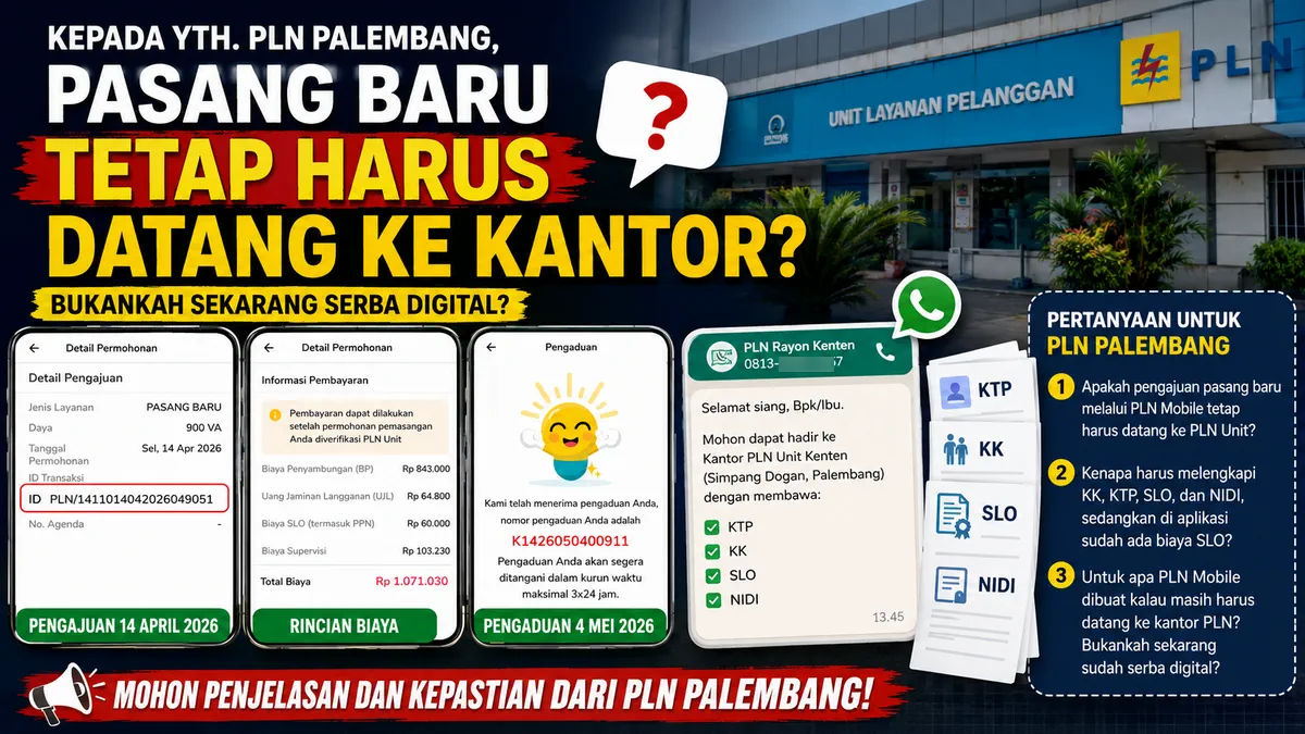 Pengajuan Pasang Baru via PLN Mobile, Kok Masih Disuruh ke Kantor?
