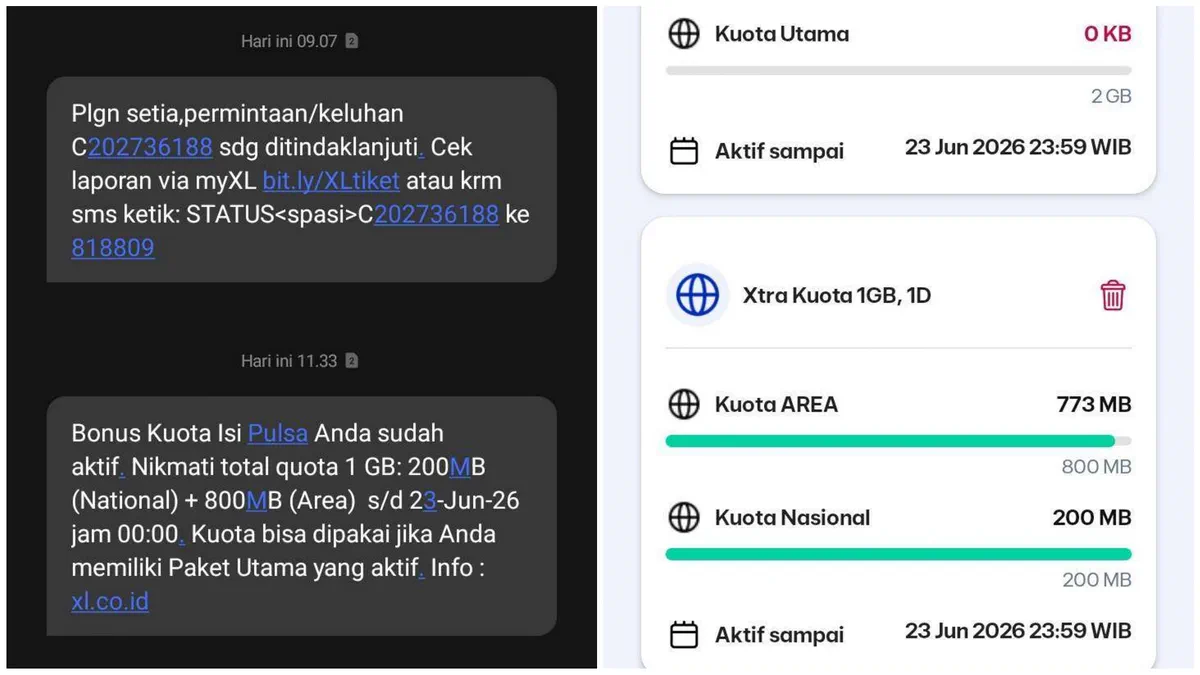 Terima Kasih XL, Bonus Xtra Kuota XL Sudah Masuk Setelah Artikel ...